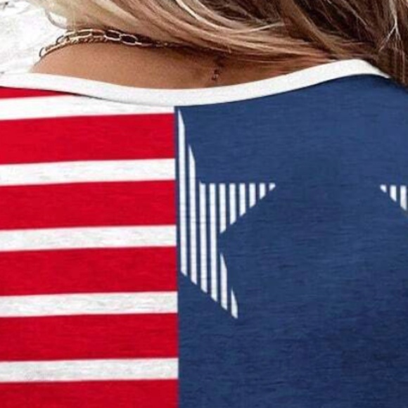 Tops | Stars Stripes Print Festive Tank Top | Poshmark